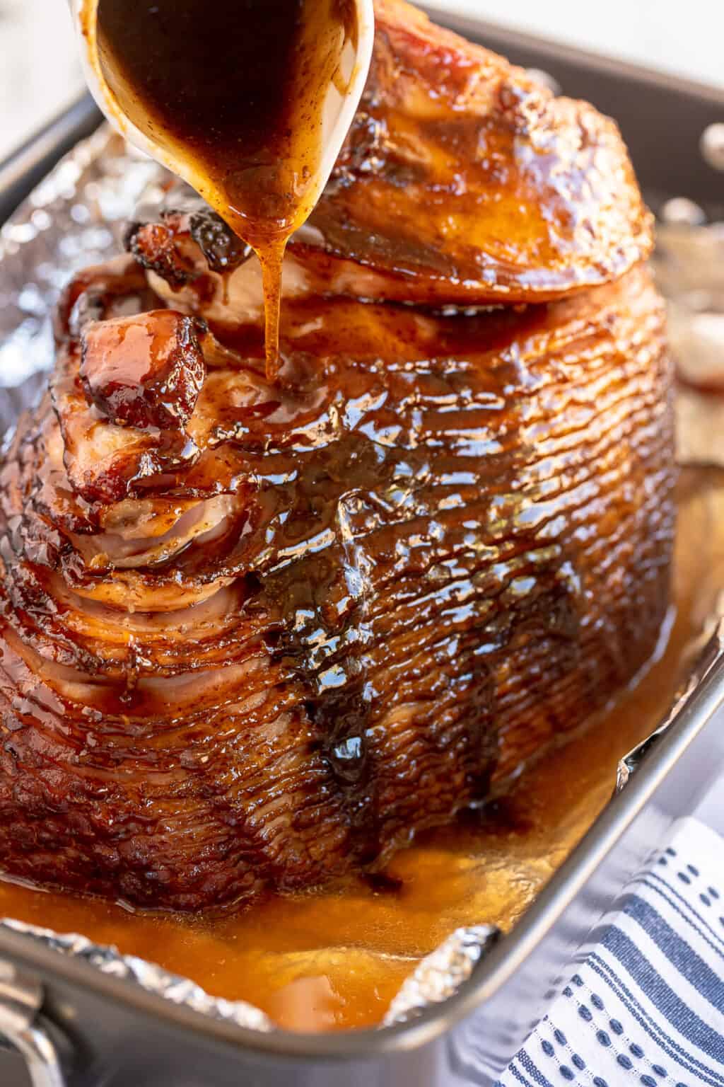 Maple Glazed Spiral Ham | Valerie's Kitchen