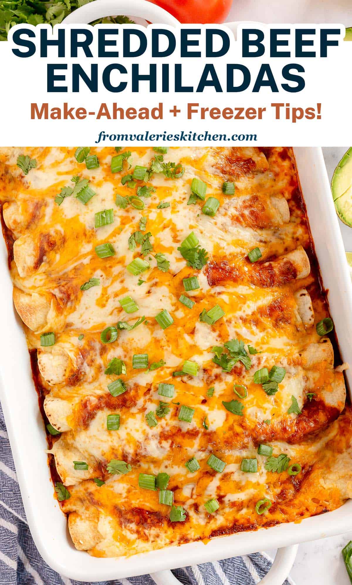 Shredded Beef Enchiladas | Valerie's Kitchen