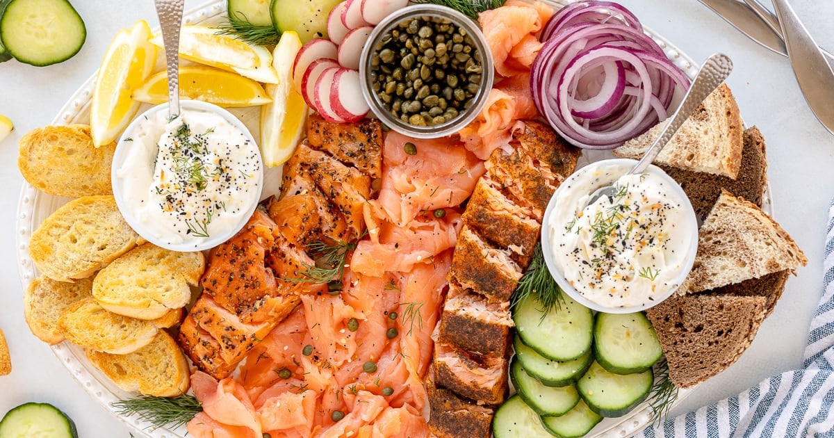 Smoked Salmon Platter Valeries Kitchen