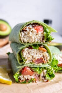 California Club Wraps (Chicken or Turkey) | Valerie's Kitchen