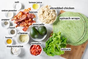 California Club Wraps (Chicken or Turkey) | Valerie's Kitchen