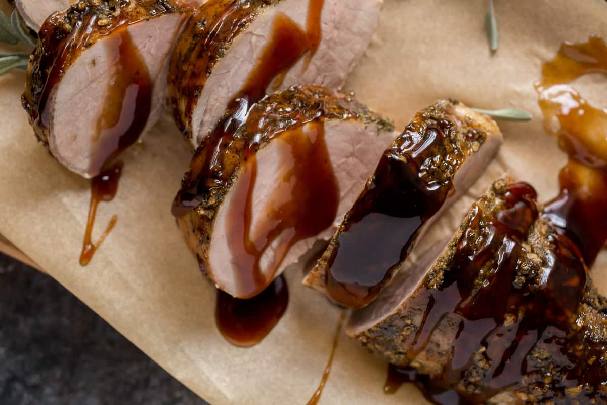 Balsamic Glazed Pork Tenderloin