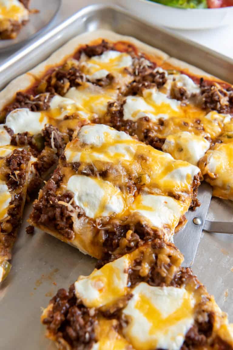 Cheeseburger Pizza