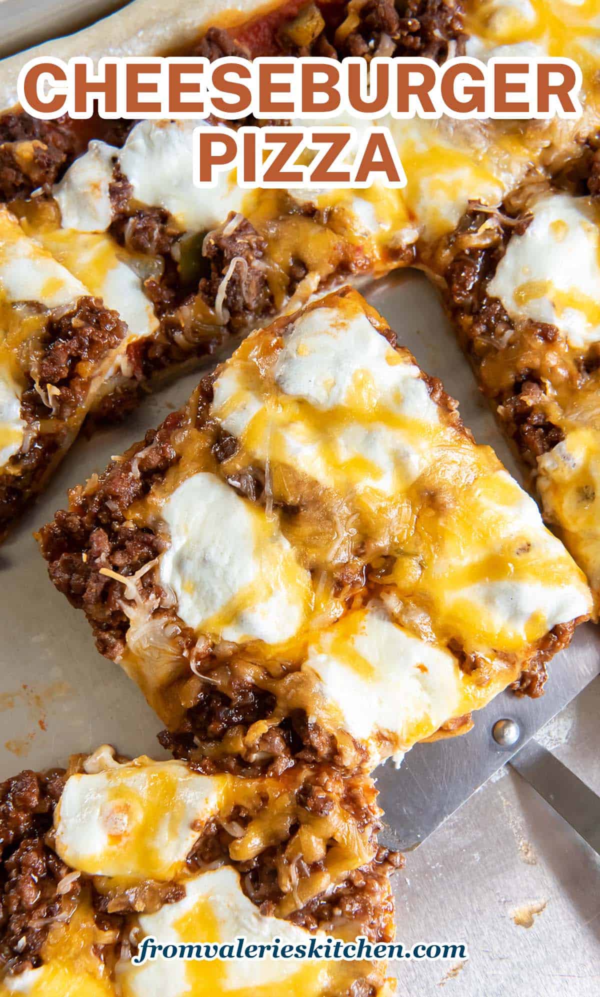 Cheeseburger Pizza | Valerie's Kitchen