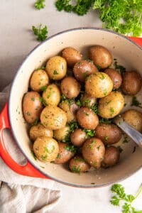 Parsley Potatoes (Easy Boiled Potatoes) | Valerie's Kitchen