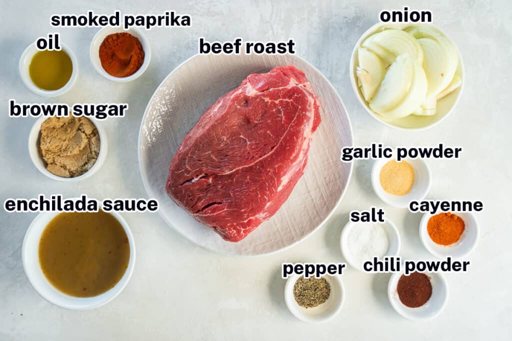 Slow Cooker Green Chile Beef | Valerie's Kitchen