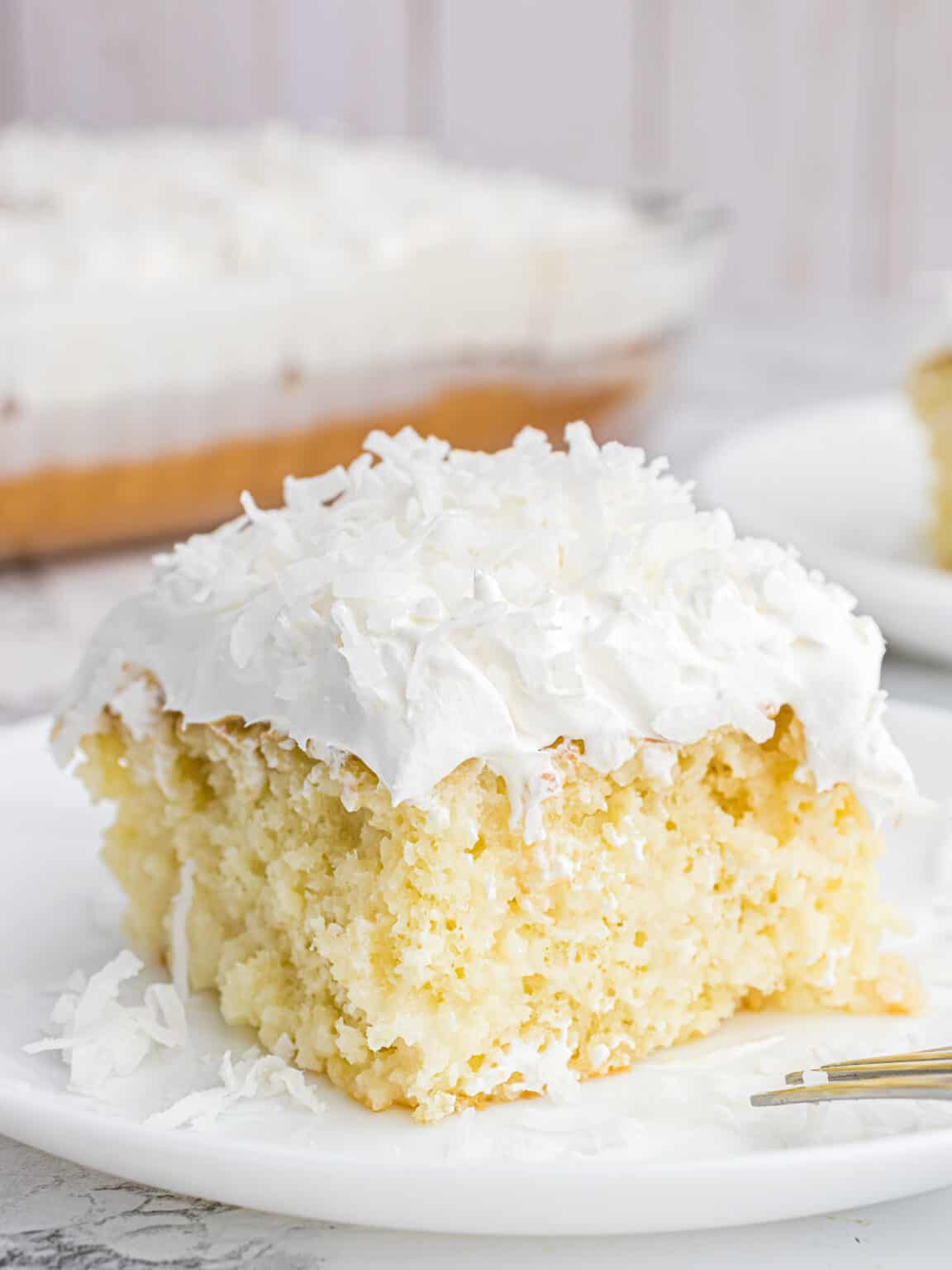 Coconut Poke Cake | Valerie's Kitchen