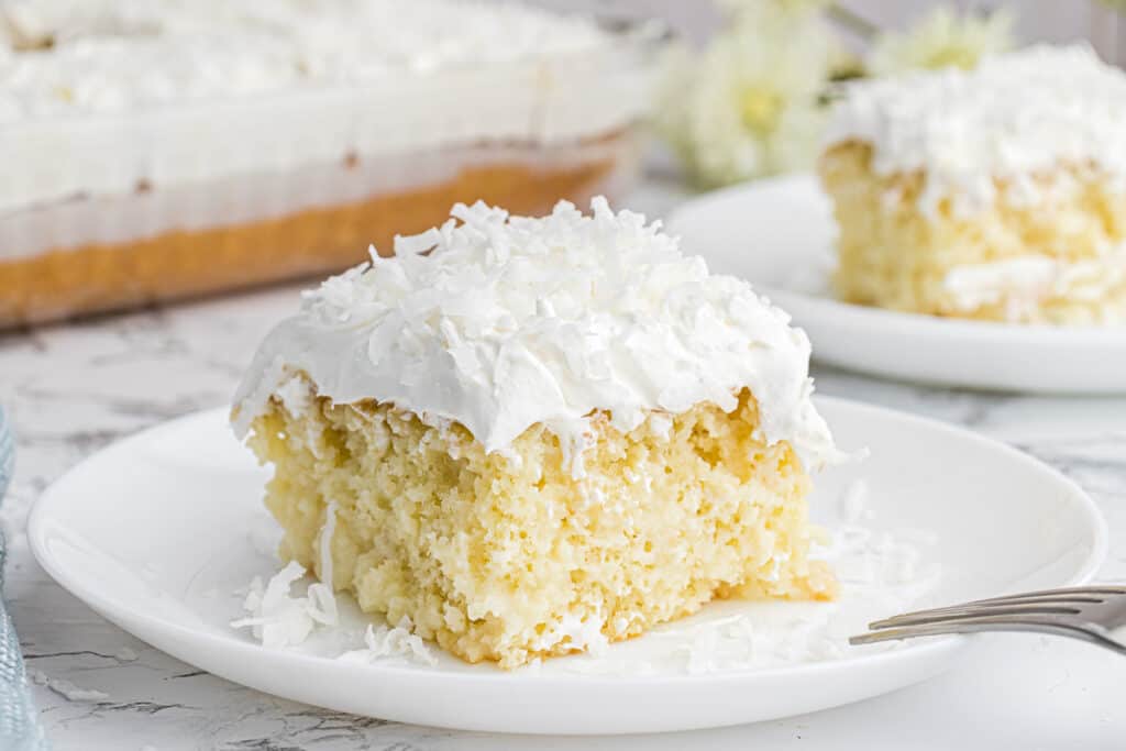 Coconut Poke Cake | Valerie's Kitchen