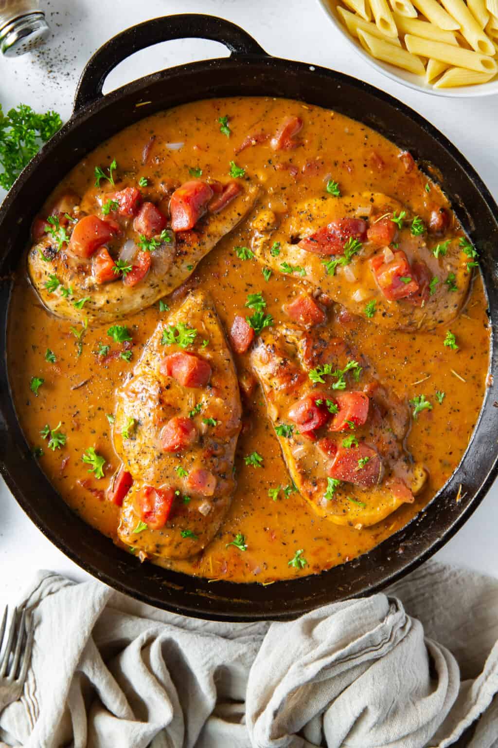 Creamy Tomato Chicken Skillet