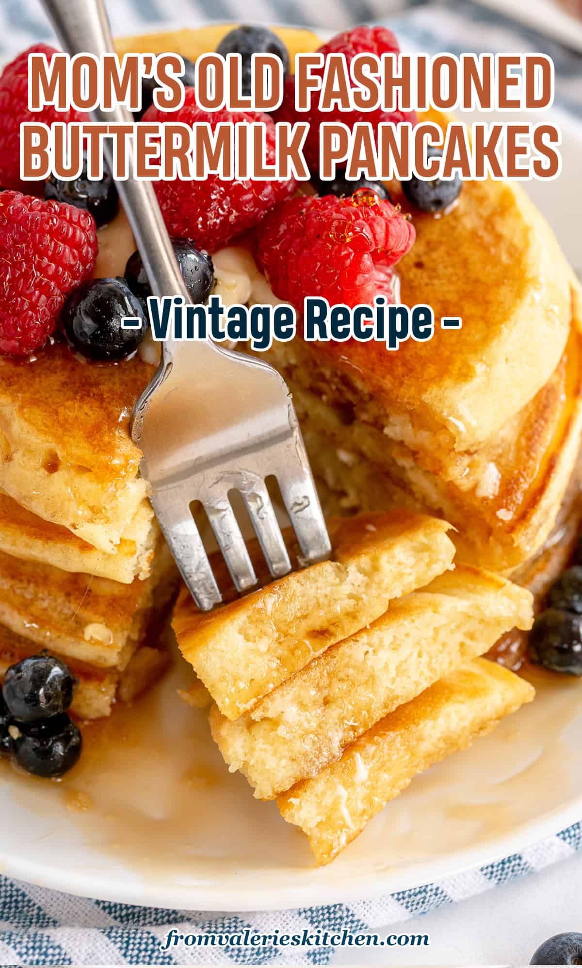 Old Fashioned Pancakes (Vintage Recipe!) | Valerie's Kitchen