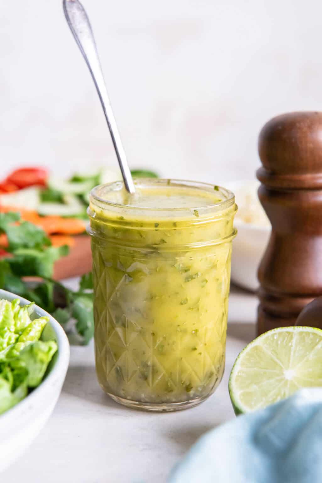 Cilantro Lime Vinaigrette | Valerie's Kitchen
