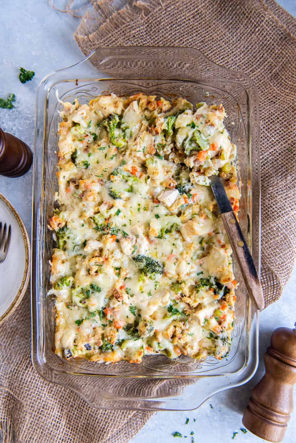 Chicken Stuffing Bake | Valerie's Kitchen