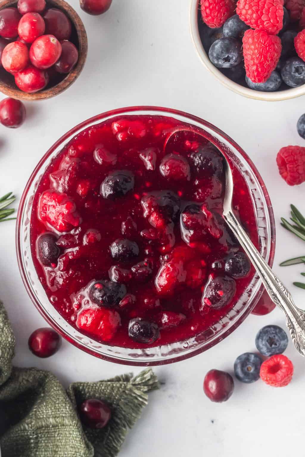 Very Berry Cranberry Sauce | Valerie's Kitchen