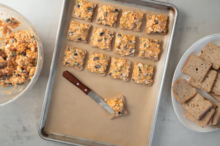 Cheesy Cocktail Rye Appetizers | Valerie's Kitchen