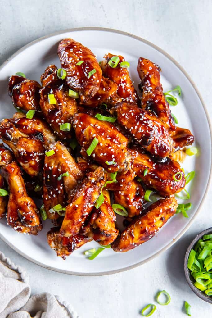 Sticky Asian Chicken Wings | Valerie's Kitchen