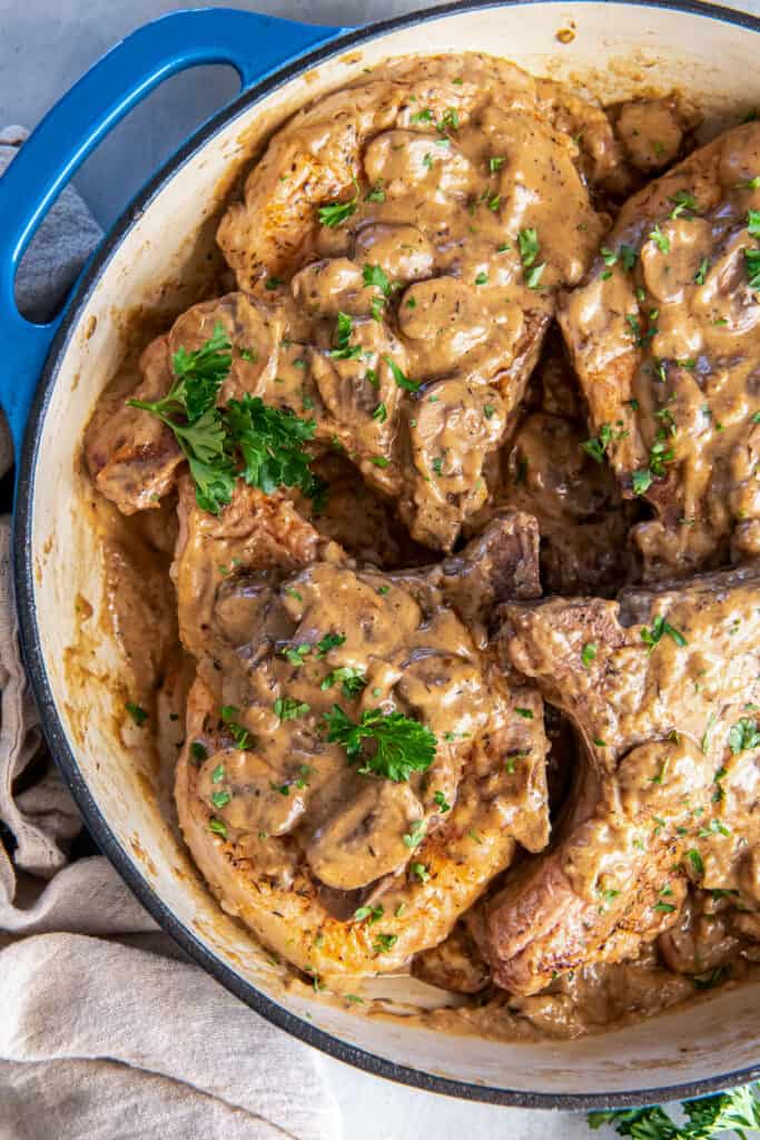 Cream of Mushroom Pork Chops