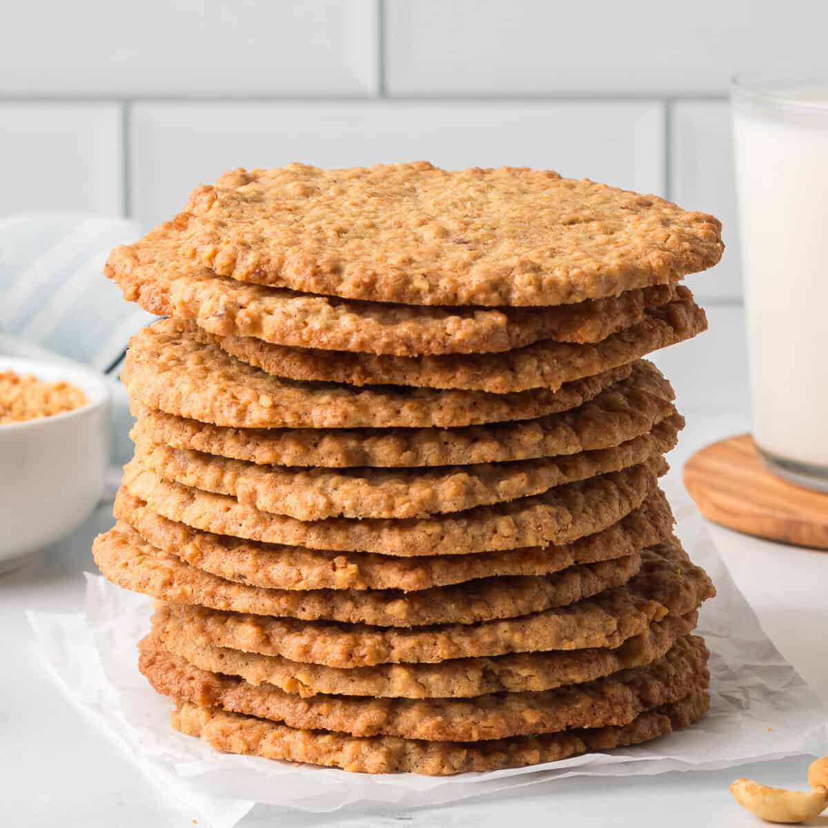 Thin Crispy Peanut Cookies