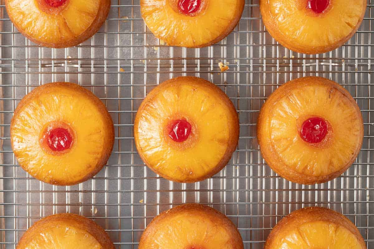 Mini Pineapple Upside Down Cakes