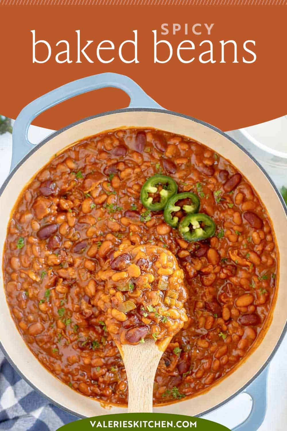 Spicy Baked Beans | Valerie's Kitchen