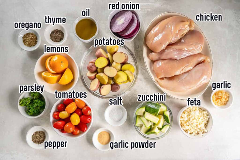 Greek Sheet Pan Chicken | Valerie's Kitchen