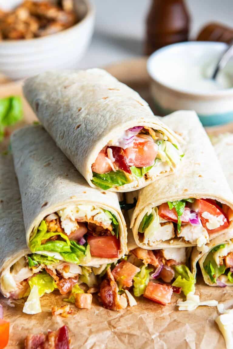 Chicken Bacon Ranch Wraps