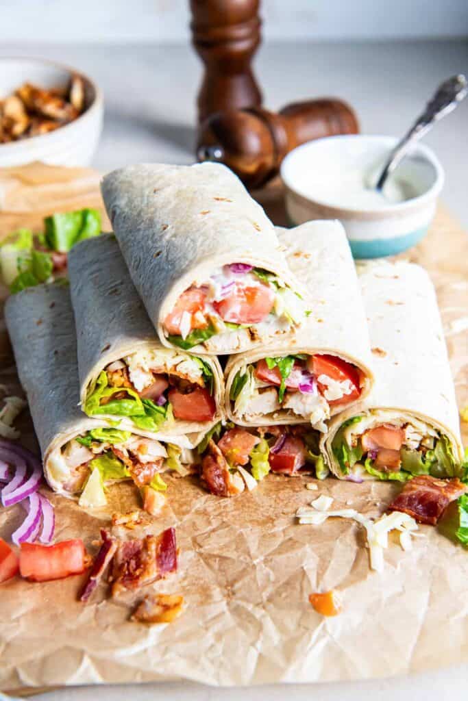 Chicken Bacon Ranch Wraps