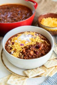 Ground Beef Chili | Valerie's Kitchen