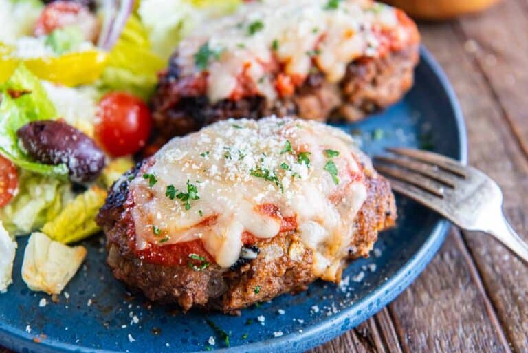 Italian Hamburger Steaks | Valerie's Kitchen