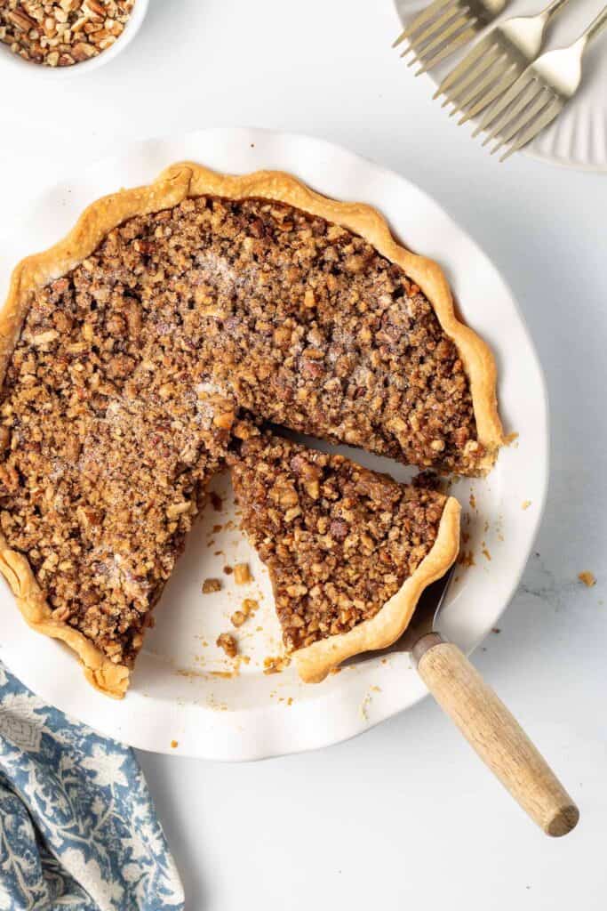 Praline Pumpkin Pie | Valerie's Kitchen