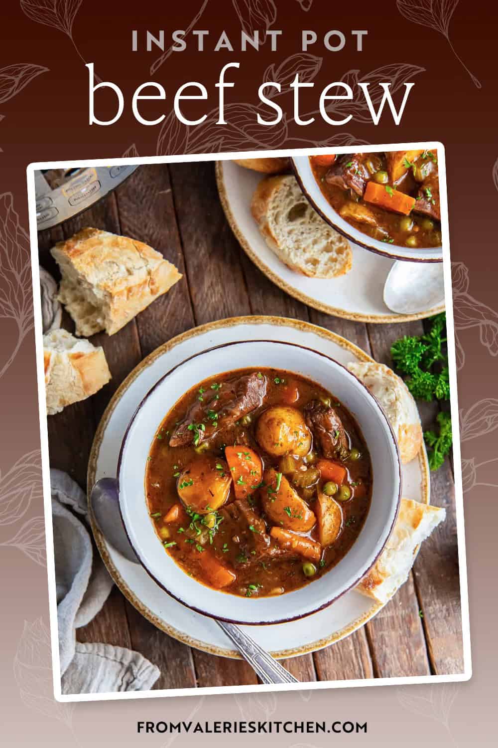 Instant Pot Beef Stew (Recipe and Video) | Valerie's Kitchen