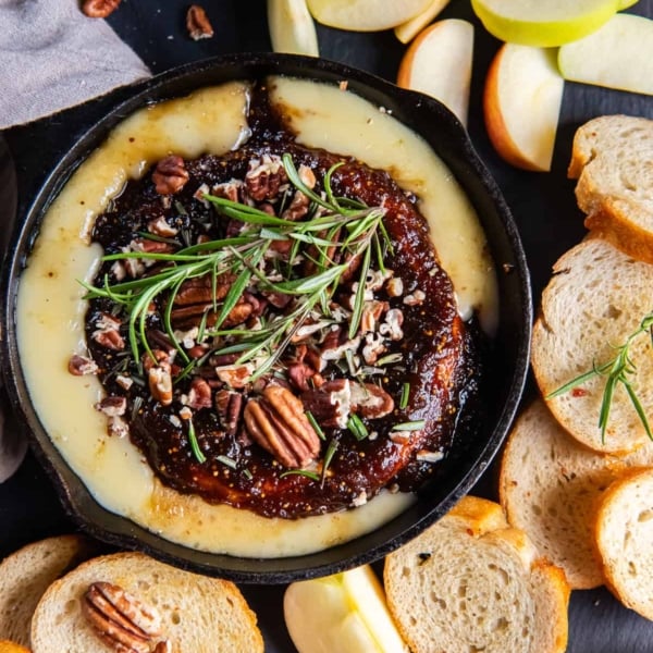 Baked Brie with Jam | Valerie's Kitchen