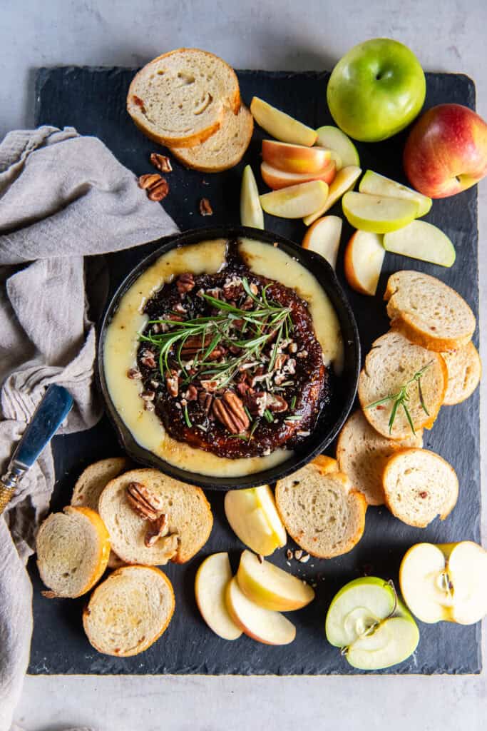 Baked Brie with Jam | Valerie's Kitchen