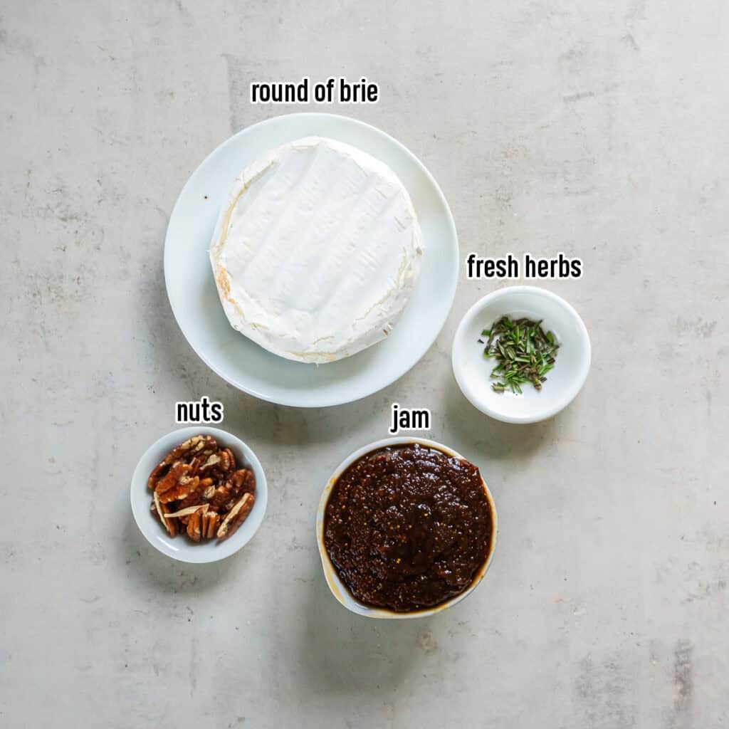 Baked Brie with Jam | Valerie's Kitchen