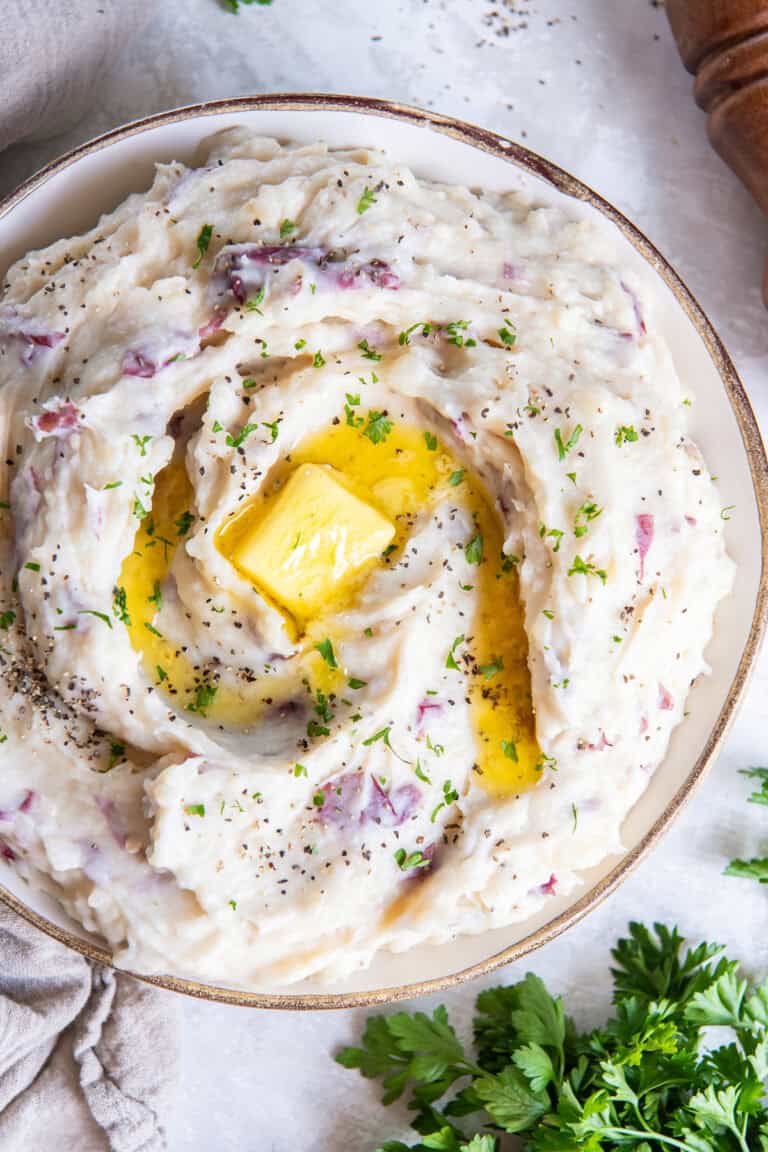 Mashed Red-Skinned Potatoes | Valerie's Kitchen