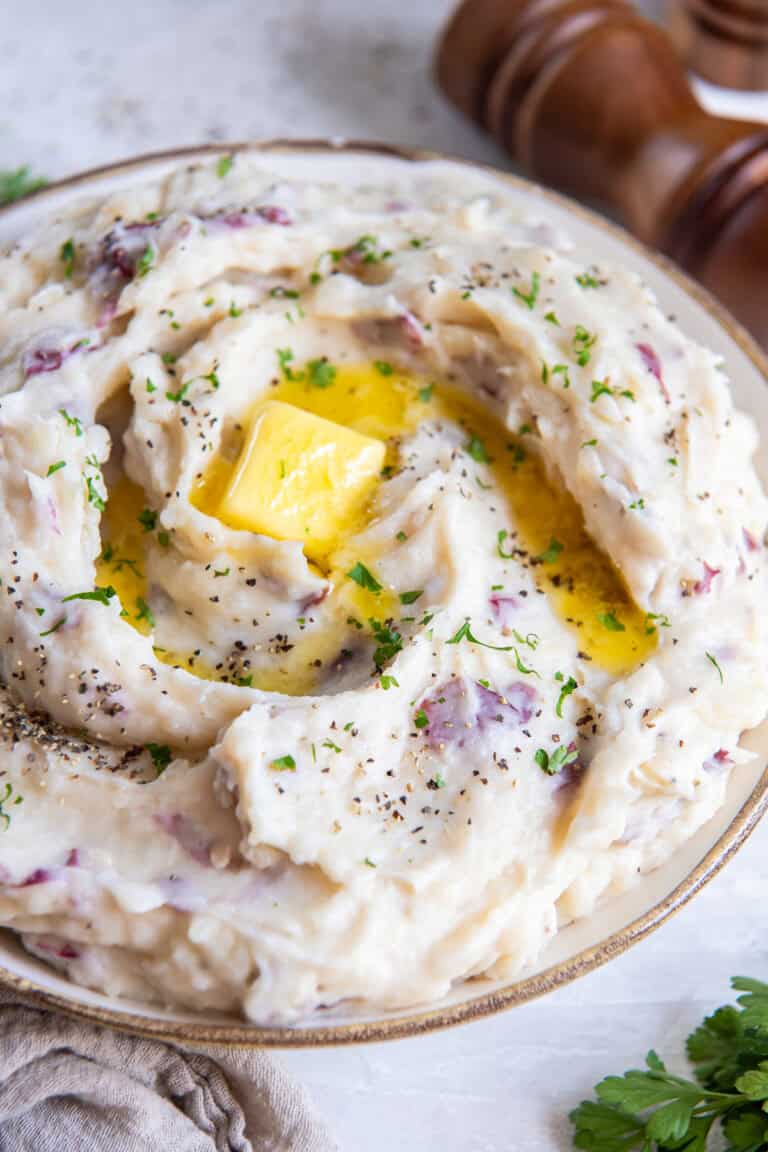 Mashed Red-Skinned Potatoes | Valerie's Kitchen