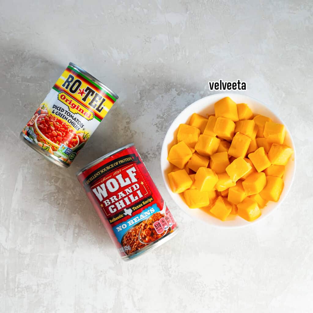 Rotel Chili Cheese Dip (Stovetop or Slow Cooker) | Valerie's Kitchen