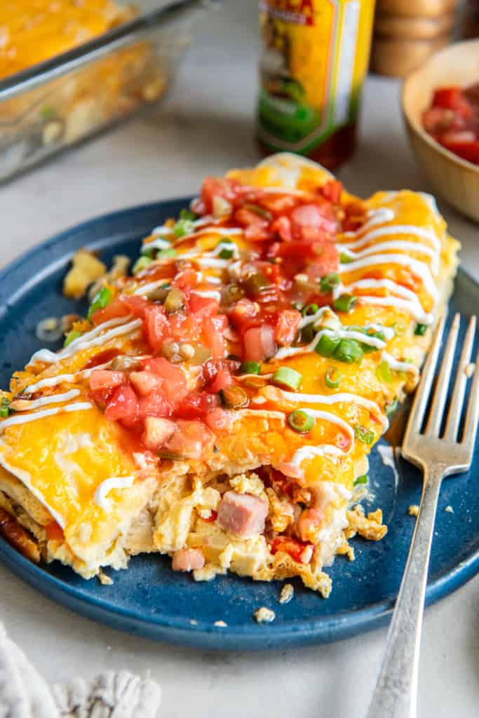 Overnight Breakfast Enchiladas